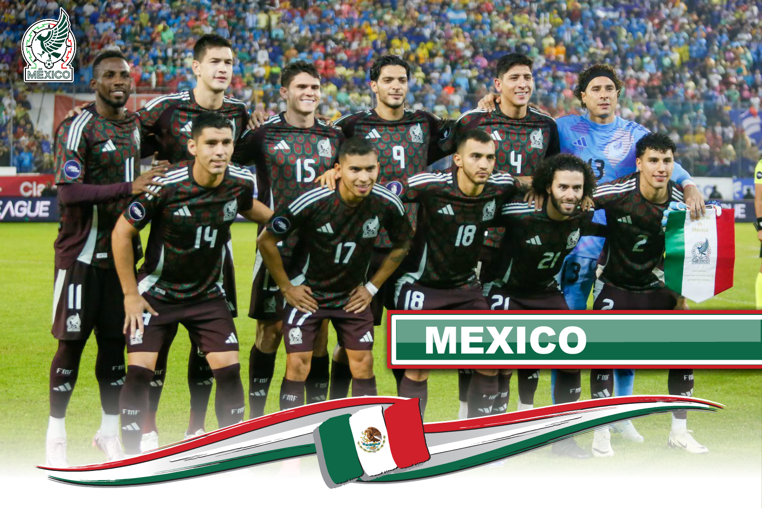 2026 World Cup Mexico Football Team Roster Players Stats
