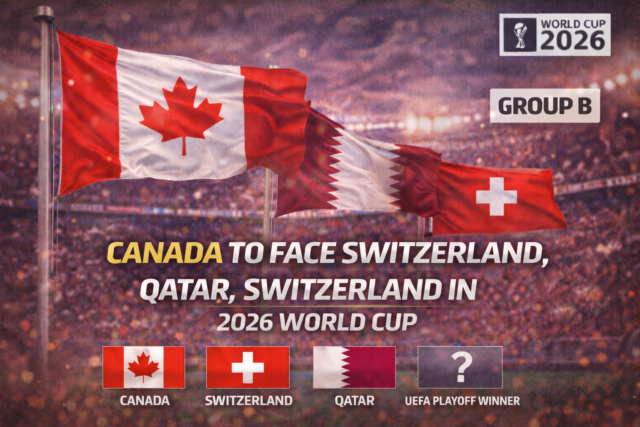 Canada Drawn With Switzerland, Qatar and European Playoff Winner in ...