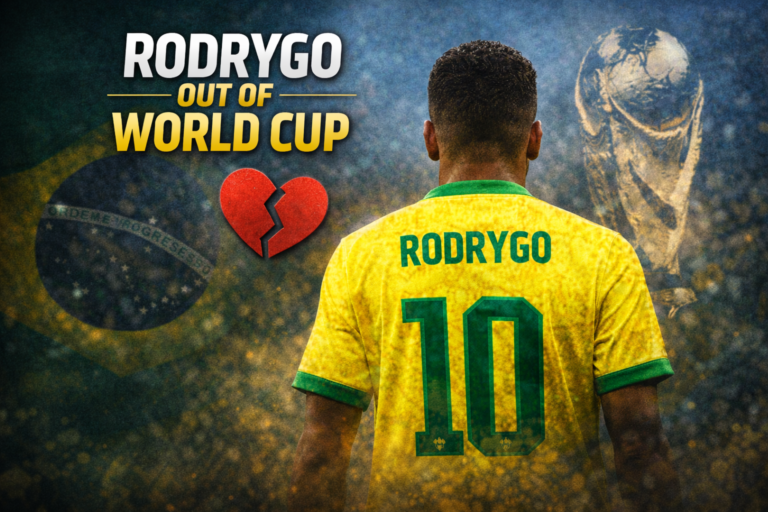 Rodrygo Ruled Out of 2026 World Cup After Devastating Knee Injury - ESO ...