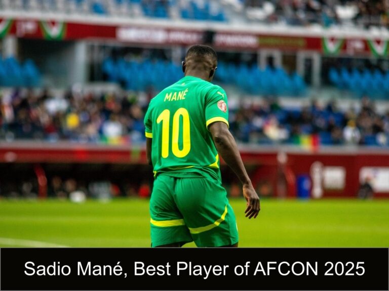 Sadio Mané, Best Player of AFCON 2025 - ESO Soccer